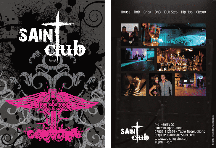 Saint Club | Sparkes Creative | Logo & Brand | Web Design