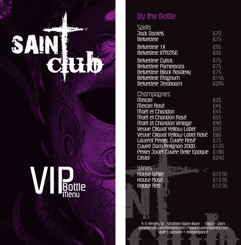 Saint Club - Sparkes Creative | Logo & Brand | Web Design